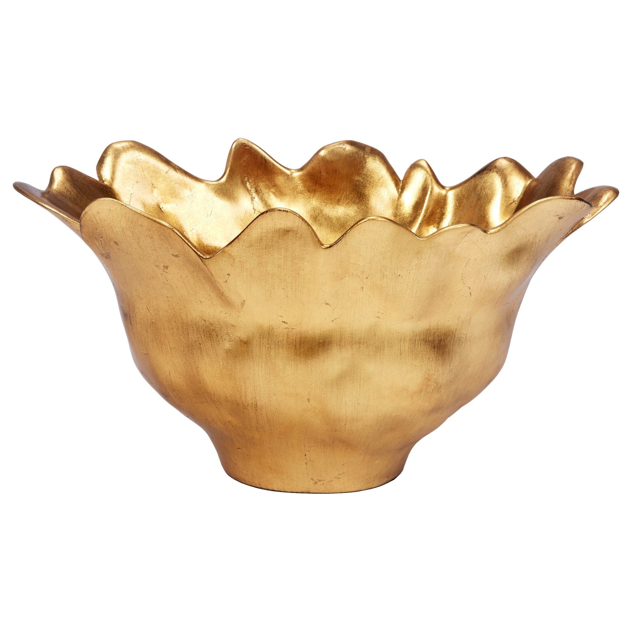 Large Oval Gold Leaf Bowl – Grayson Carter Design