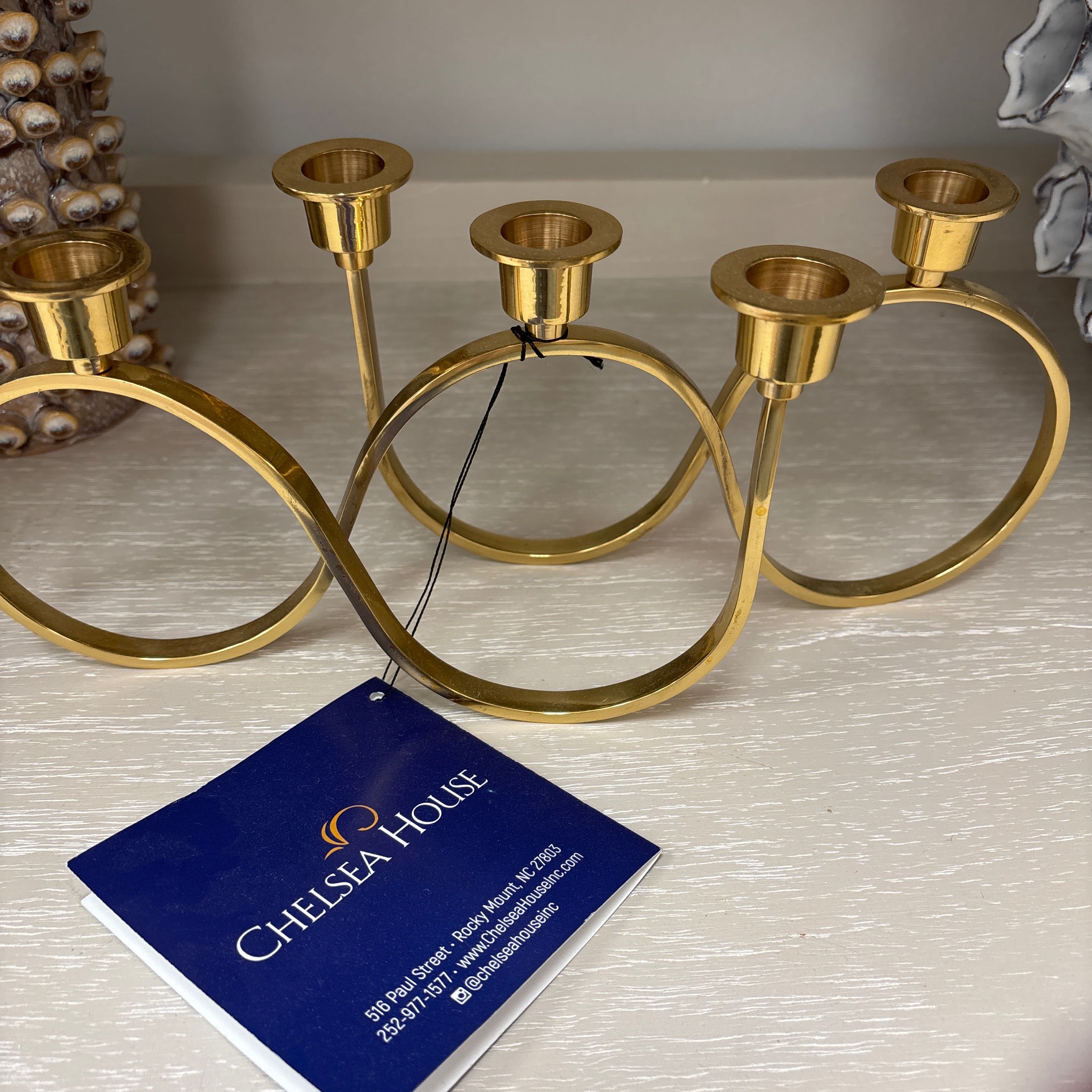 Brass candle holder – Grayson Carter Design